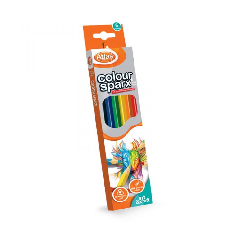 Atlas Colour pencil 6 Colours – Atlas MyShop
